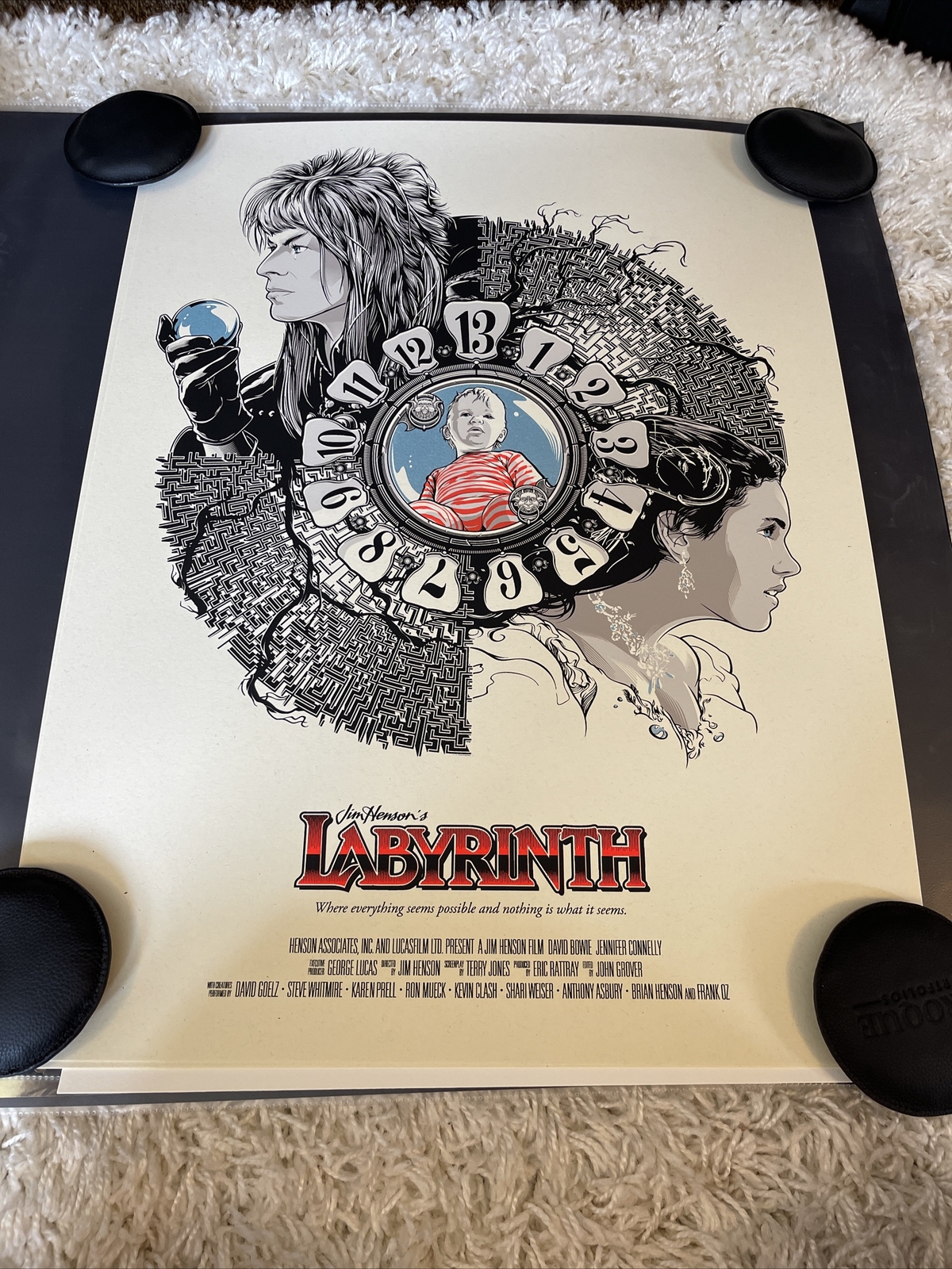 Jim Henson Labyrinth 18x24 34/150 Mondo Print Rare | eBay