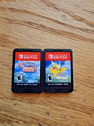 New Pokemon SNap & Let's Go Pikachu (Nintendo Switch) Cartridges Only ...