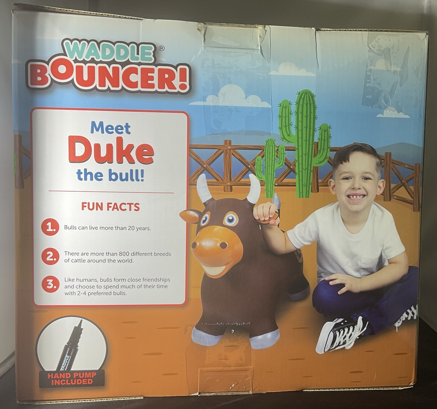 Waddle and Friends Bouncing Bull 4 Leg Design Easy Grip for sale online ...