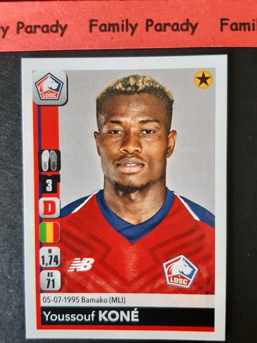 Youssouf Koné 158 Lille Image Sticker Panini Foot France Ligue 1 2018 ...