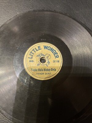 14- C. 1910 Little Wonder Record Lot - Varied Selections- Yaaka Hula ...