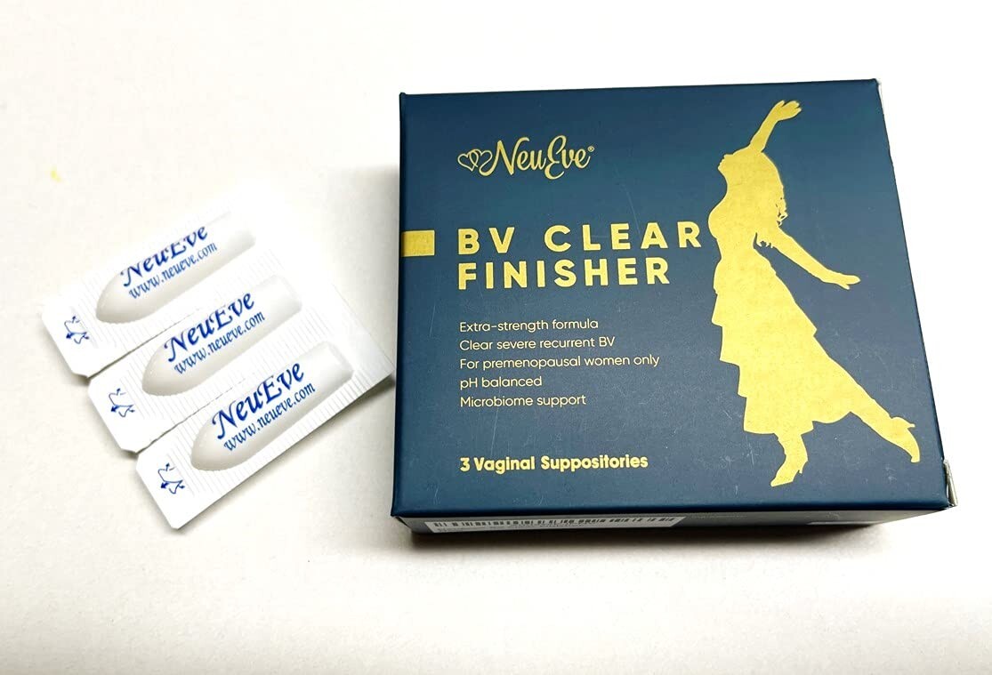 Natural BV Clear Finisher - 3 Suppositories for Tough Bacterial ...