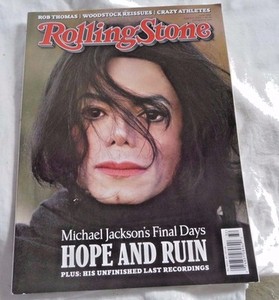 ROLLING STONE MICHAEL JACKSON FINAL DAYS HOPE AND RUIN 2009 | eBay