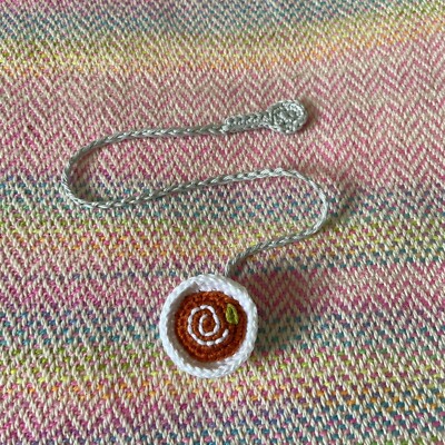 Bookmark-Handmade Crochet Tomato Soup With Spoon-Cute Autumn/Fall Gift ...