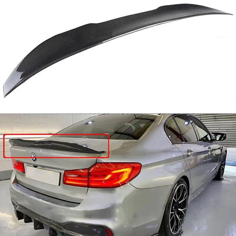 REAL CARBON FIBER PSM STYLE TRUNK SPOILER WING FOR 17-23 BMW G30 5 ...