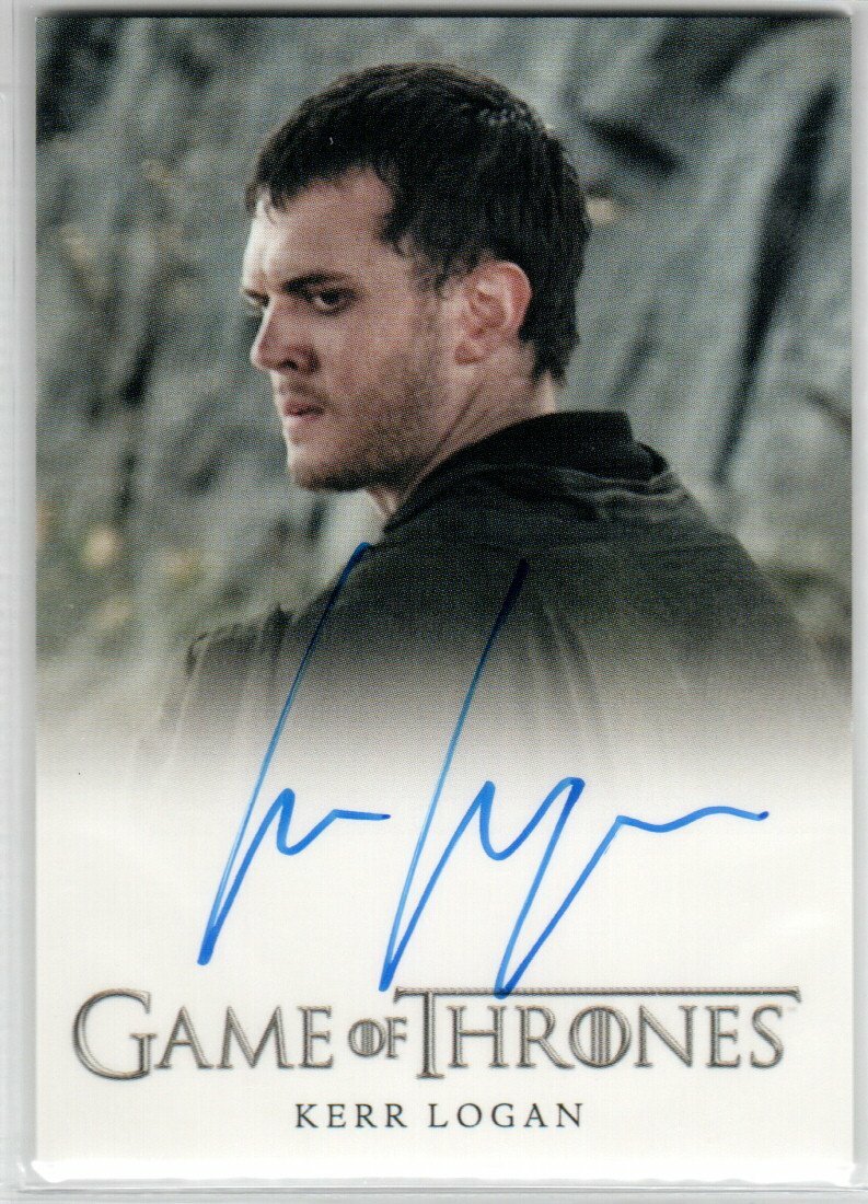 GAME OF THRONES SEASON 4 KERR LOGAN AS MATTHOS SEAWORTH AUTOGRAPH ...
