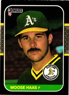 1987 DONRUSS BRYAN MOOSE HAAS #528 CARD $0.99 VALUE BOX | eBay