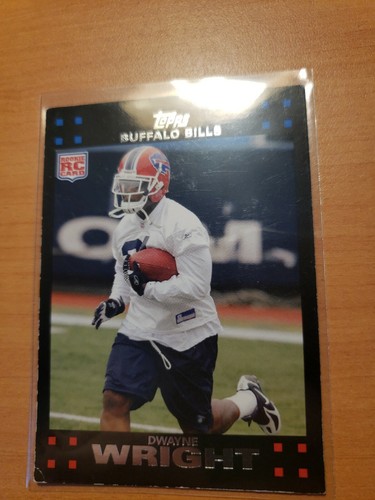 2007 Topps #309 Dwayne Wright - Rookie RC - Buffalo Bills - NFL | eBay
