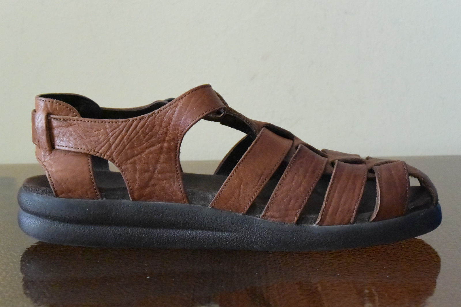 Mephisto Sam Leather Sandals Sz 9.5 | eBay