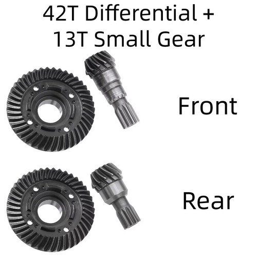 13T/42T Front+Rear Differential Gear For 1/5 Traxxas X-Maxx 6S 8S RC ...
