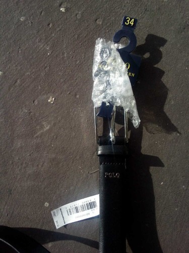 Polo Ralph Lauren Men'sRARE Leather Silver Buckle Dress Casual Belt ...