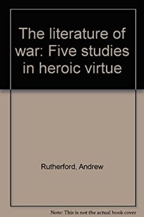 The Literature of War Hardcover Andrew Rutherford 9780064960335 | eBay