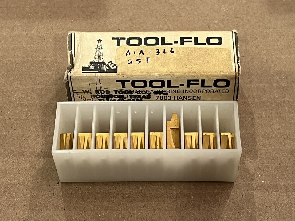 TOOL-FLO Carbide Inserts - 125L G5F - Qty. 7 - NEW!!! | eBay