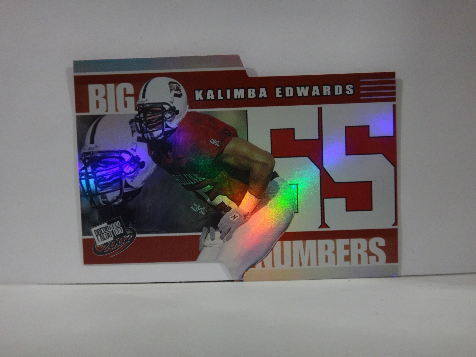 2002 Press Pass Big Numbers Kalimba Edwards #BN31 Rookie RC | eBay