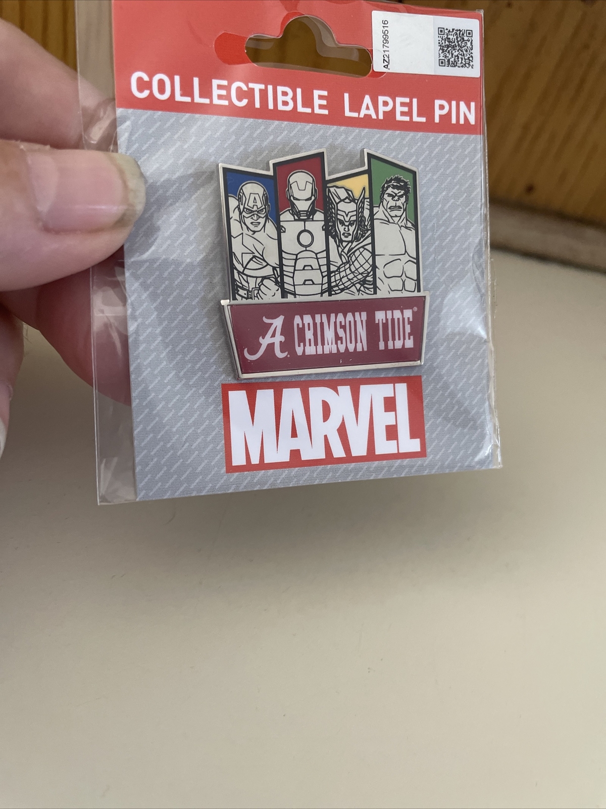 Alabama Crimson Tide Pin 🔥 Marvel Collectible🔥 Pin NCAA🏈🔥🔥RARE Spider ...