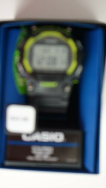 Casio 3446 Men's Illuminator Digital 100m Quartz Resin Black Sport ...