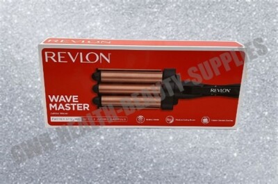 Revlon Wave Master, 3 Jumbo Barrels, Faster Styling, Copper Ceramic ...