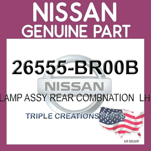 Genuine Nissan OEM 26555-BR00B LAMP ASSY REAR COMBNATION LH 26555BR00B ...