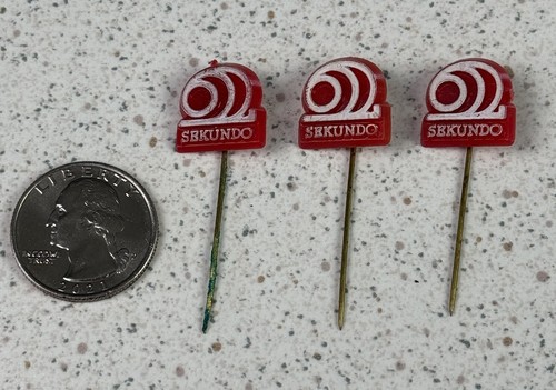 Lot of 3 Sekundo Dutch VTG Stick Pin Badge Pins #49300 | eBay