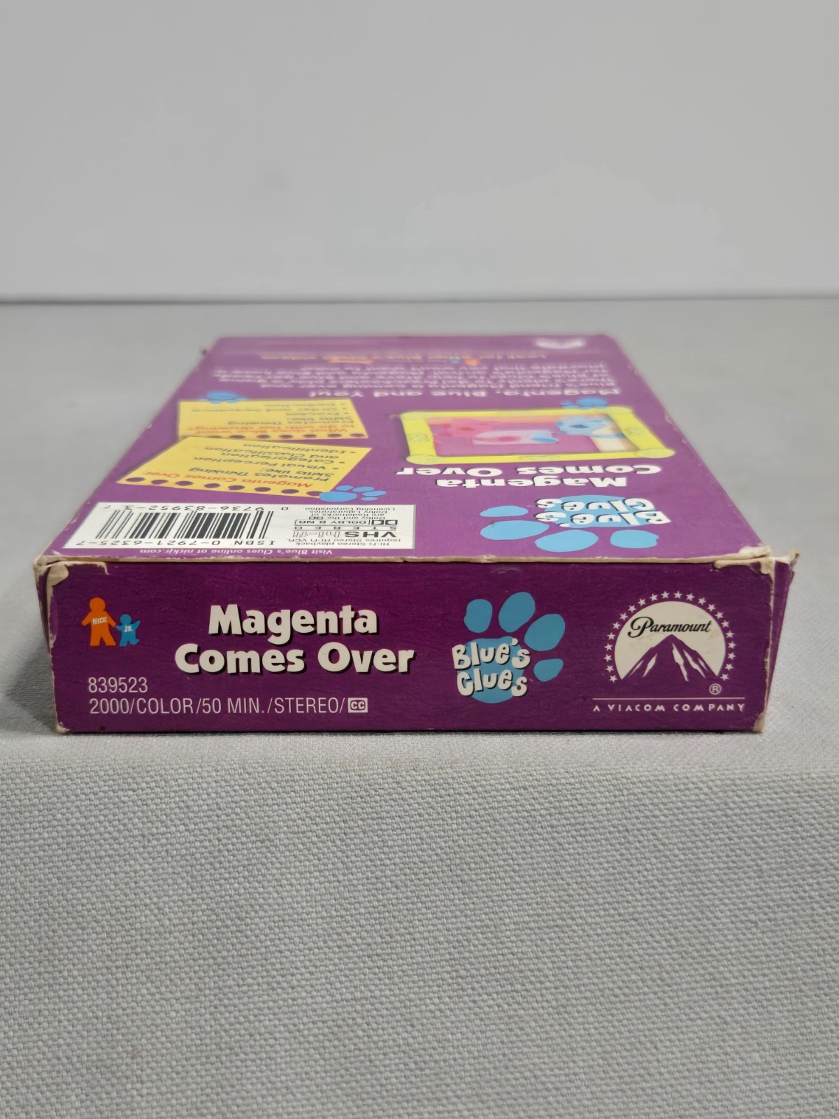 Blue's Clues Magenta Comes Over VHS 2000 Nick Jr. Classic Cartoon Movie ...