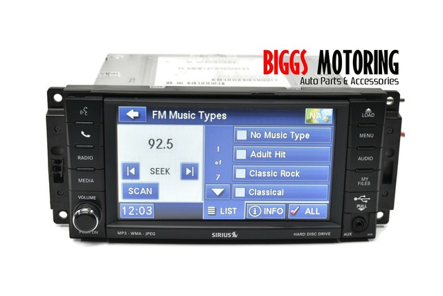 Jeep Dodge Chrysler RhB GPS Navigation MYGIG High Speed Uconnect 430n ...