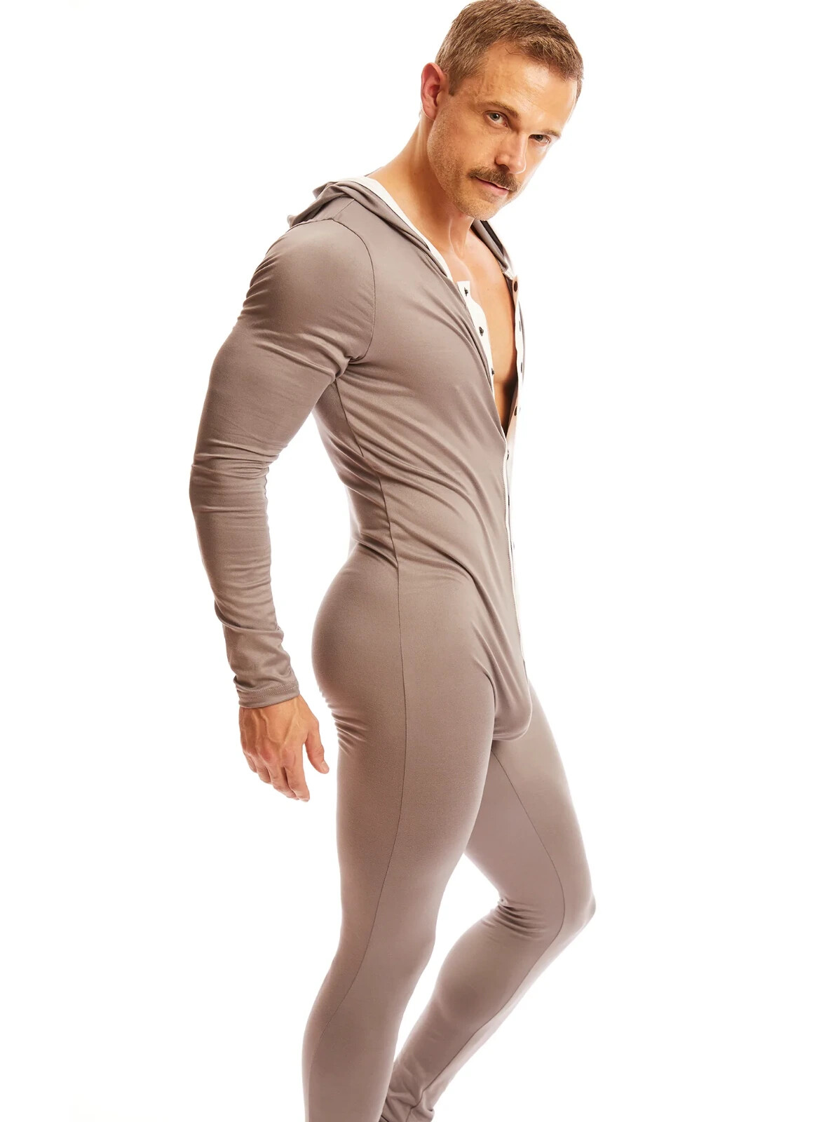N2N Bodywear Men Battleship Grey brushed onezee One Piece lounge wear size L | eBay