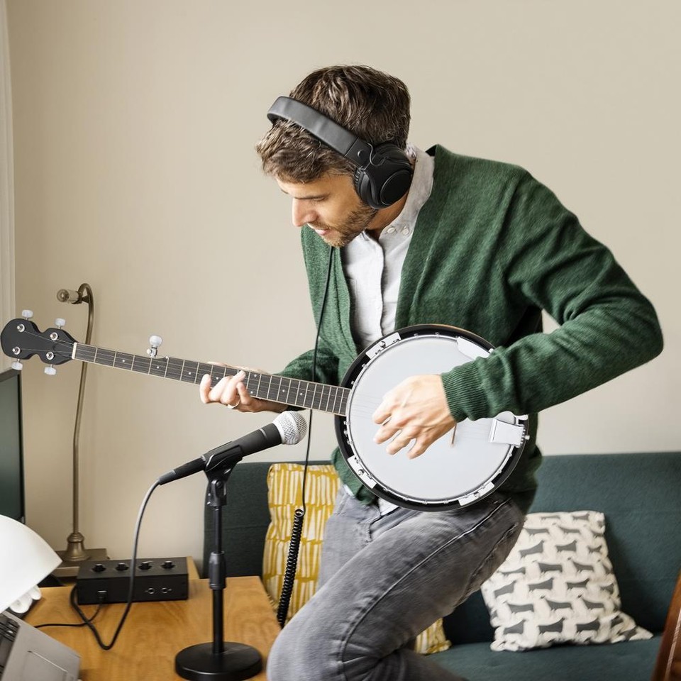 New 5 String Banjo 24 Brackets Right Handed for School Gift with Carry ...