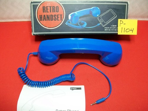 RETRO OLD SCHOOL PHONE HANDSET-VINTAGE LOOK & FEEL-FEATURES ONE-TOUCH ...