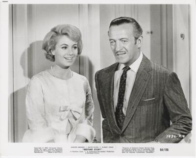 "BEDTIME STORY"-ORIGINAL PHOTO-SHIRLEY JONES-DAVID NIVEN-C/U-#P4 | eBay