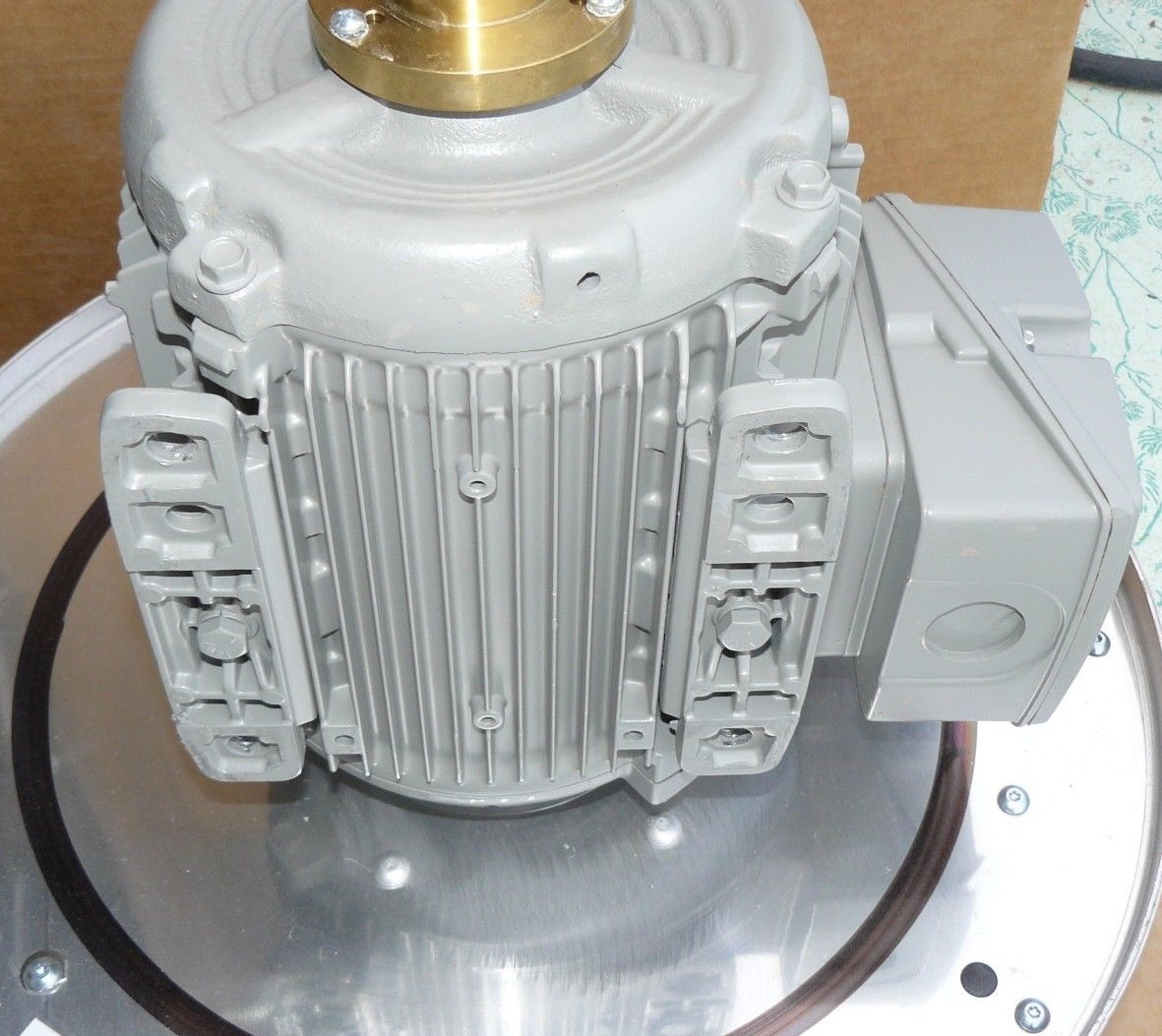 SIEMENS GP100A 2HP MOTOR 460V/60HZ/1740RPM 400V/50HZ/1445RPM W/ BLOWER ...