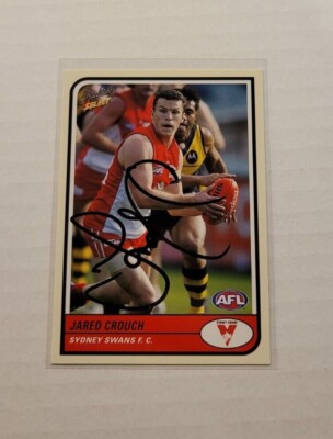 SYDNEY SWANS - JARED CROUCH SIGNED AFL 2005 SELECT CARD | eBay