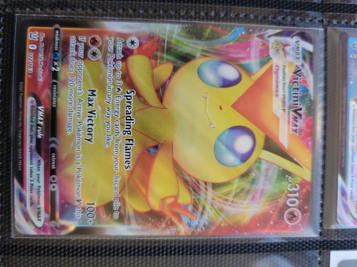 Victini Vmax 022/163 Battle Styles NM Full Art Ultra Rare Pokemon Card ...