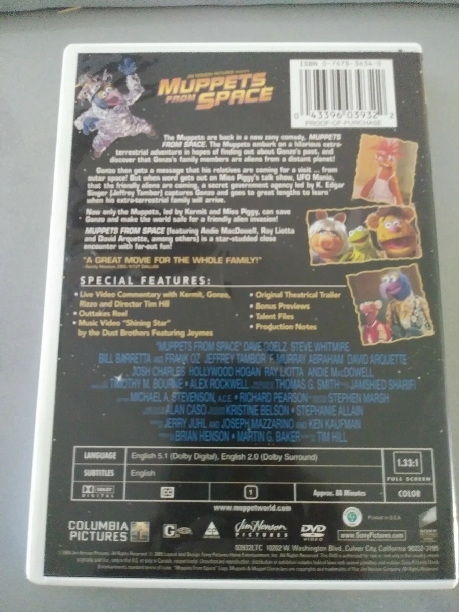Muppets From Space Dvd
