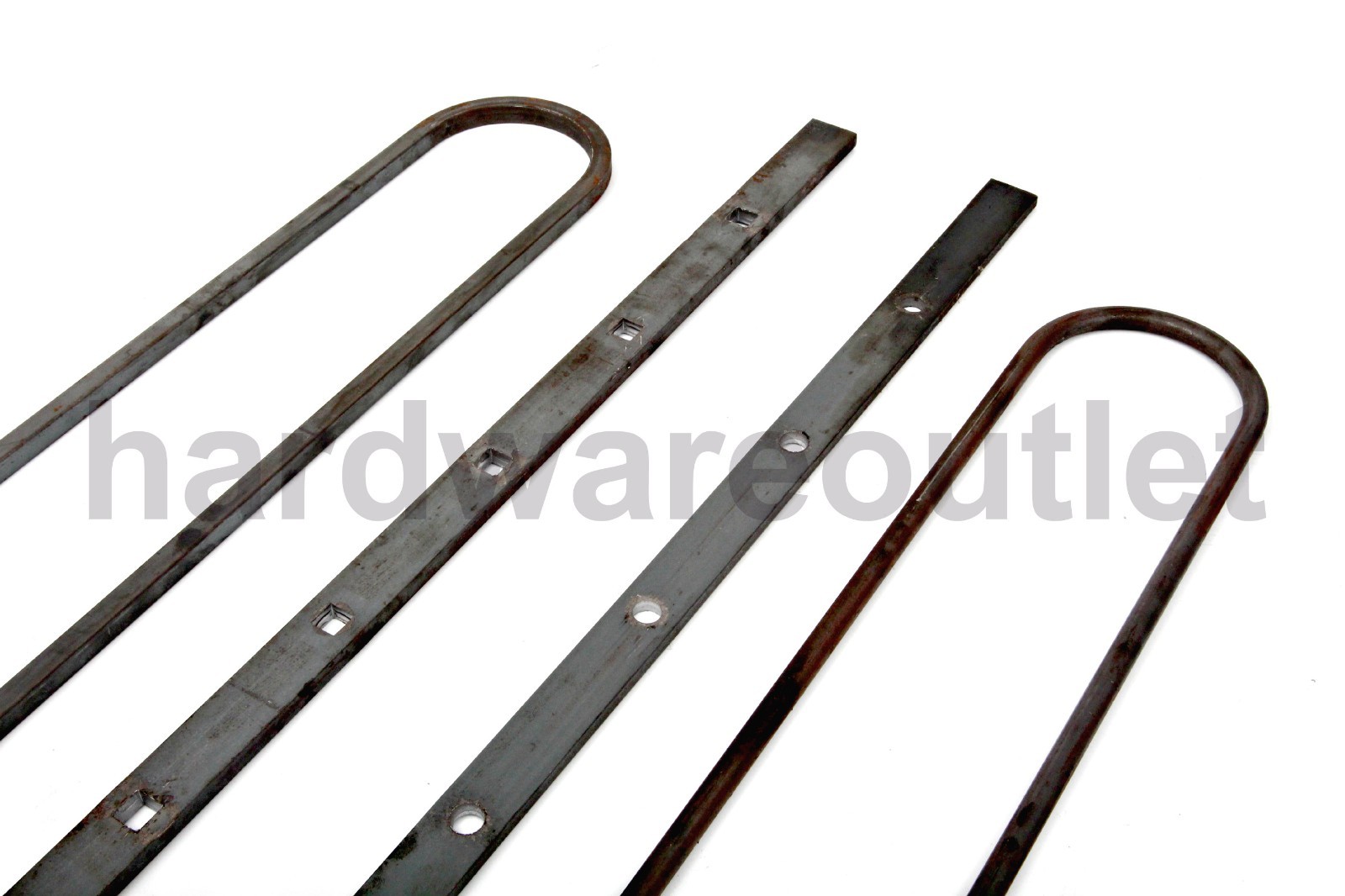 CLEARANCE Bow Top Railing Hoops & Punched Flat Bar 12 mm Dia - 100 mm ...