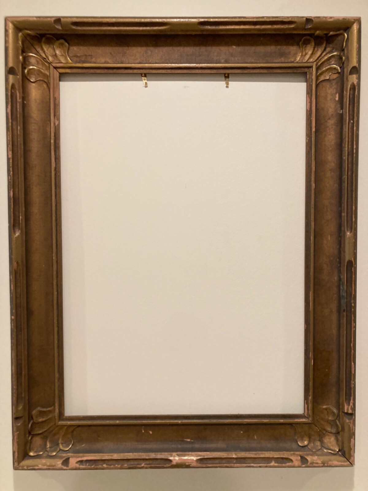 Antique 28x20 Newcomb Macklin Style Arts & Crafts Carved Picture Frame ...
