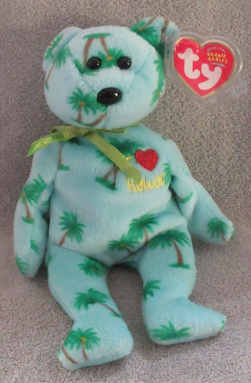 Ty Beanie Baby I Love Hawaii Bear MWMT Free Shipping | eBay