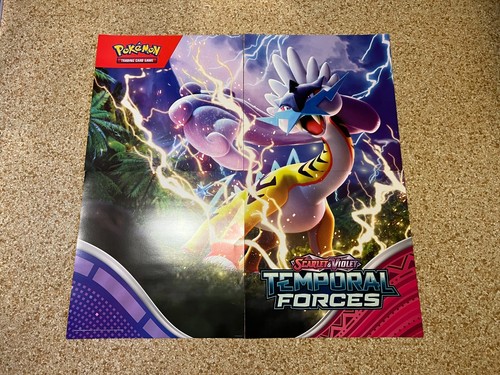 Scarlet & Violet Temporal Forces Large Pokemon Square Wall Art Poster ...