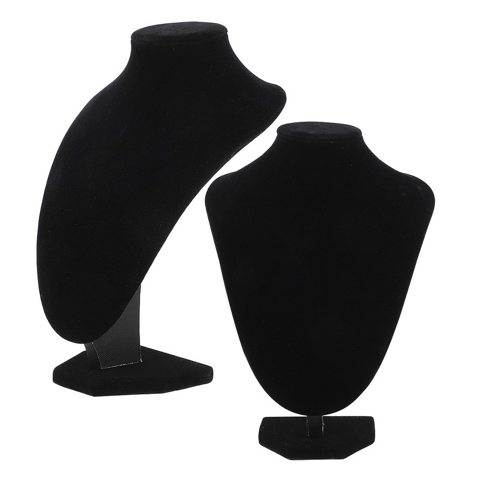 2 Pcs Jewelry Holder Organizer Bracelet Display Stand Crystal Necklace ...