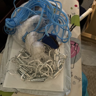 Red De Pesca De Agua Salada Americana Hecha A Mano Red Galvanizada ...