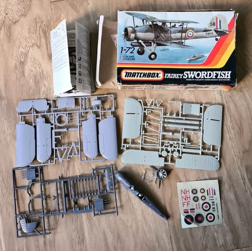 Matchbox PK-112 Fairey Swordfish 1:72nd Model Kit (90% Unused) | eBay UK