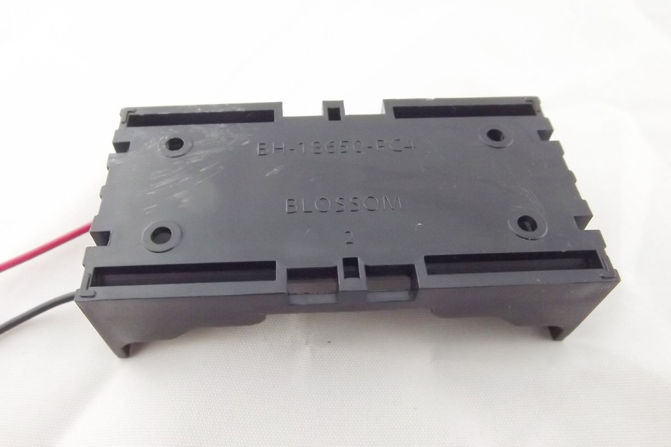 1x Hold Two Li-ion 18650 Series Battery Holder Case 7.4V With 2 Lead ...