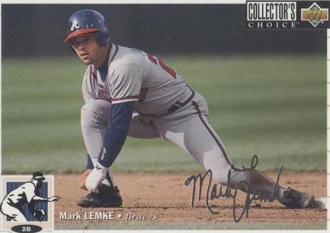1994 Upper Deck Collector's Choice - Mark Lemke #501 Silver Foil ...