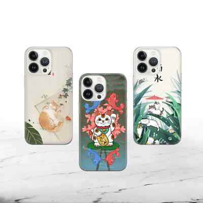 Meow Phone case for Apple iPhone 15 14 13 12 11 Xr SE Clear Rubber Slim ...