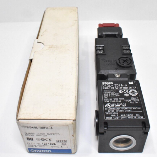Omron D4GL-2DFA-A, Guard Lock Safety Door Switch Interlock New | eBay