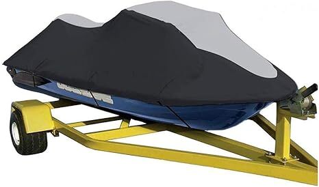 YAMAHA WAVE BLASTER II 750/ 760 (1996-1997) BLACK / GREY JET SKI COVER ...