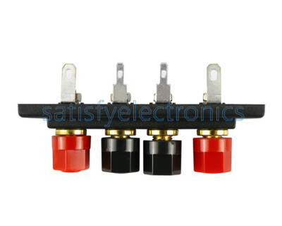 1PCS Speaker Amplifier Chassis Terminal Output Four-Position Terminal ...