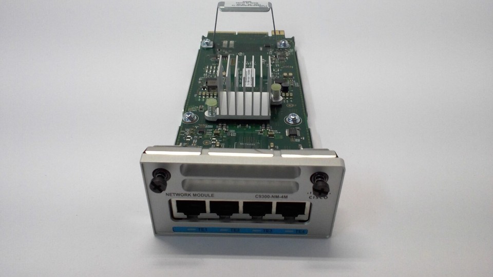 Cisco C9300-NM-4M Catalyst 9300 4-Port mGIG Multi-Gigabit Network ...