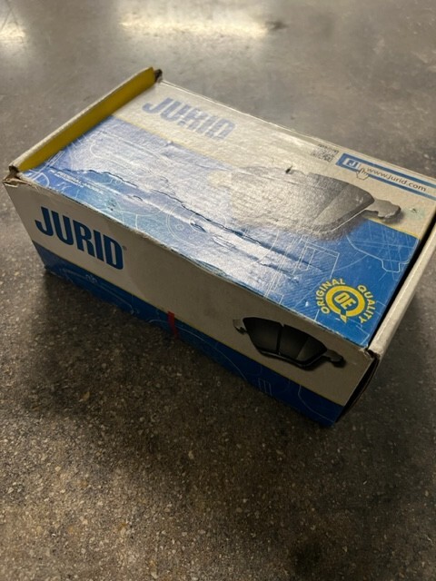 Jurid 573364J Disc Pads and Brake Shoes - Disc Brake Pad Set, Front for ...