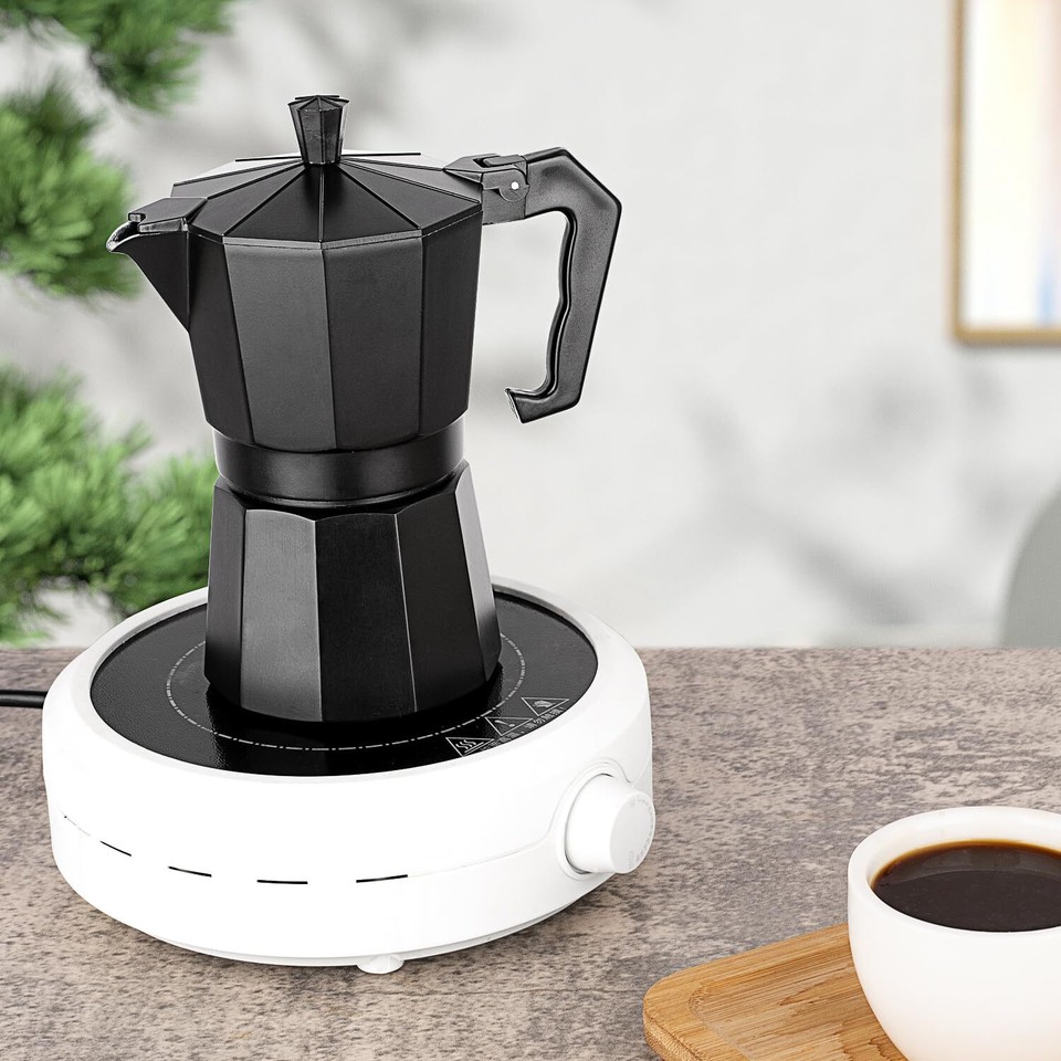 Classic Stovetop Espresso Coffee Maker, Moka Pot for Italian and Cuban ...