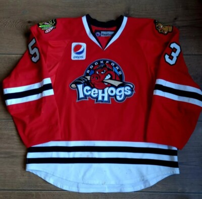 Rockford Icehogs Brandon Mashinter Game Worn AHL Hockey Jersey NHL ...